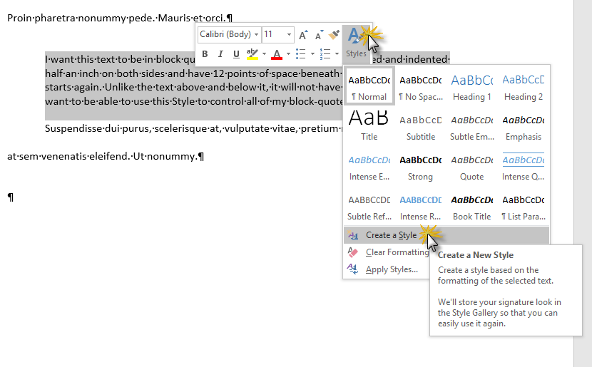 Creating New Styles In Microsoft Word Legal Office Guru