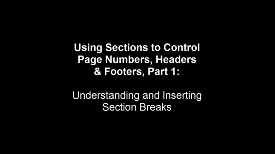 Using sections to control page numbers, headers and footers - Legal ...
