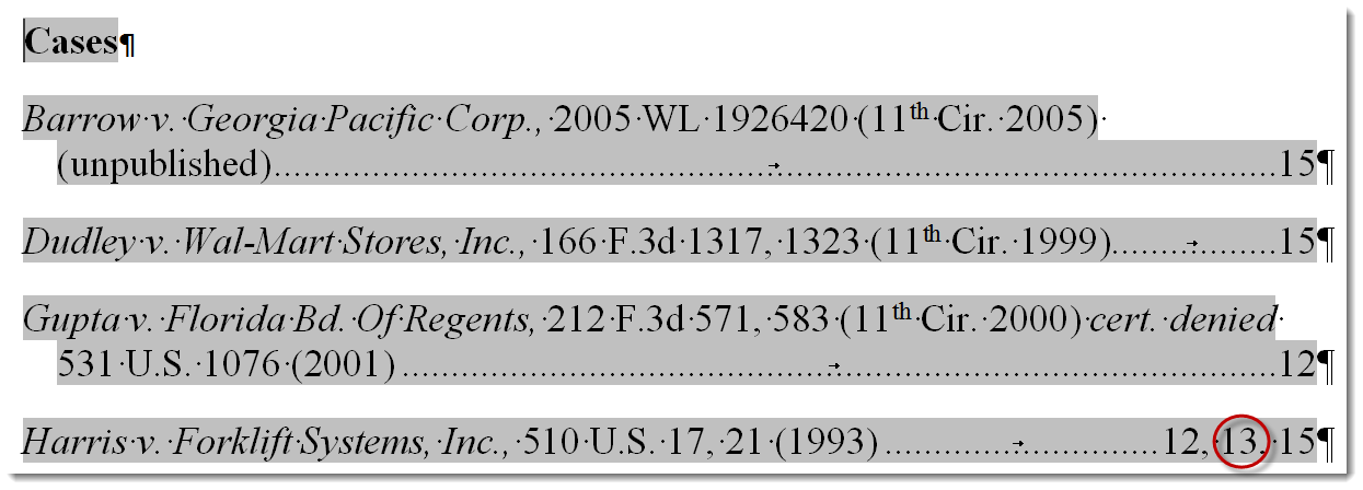Reader Question: How to get footnote citations to show up in Table of ...
