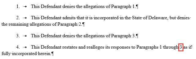 Referencing The Previous Paragraph Number With SEQ Legal Office Guru