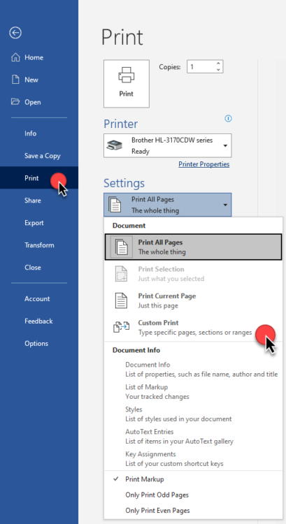 3 ways to print document excerpts - Legal Office Guru