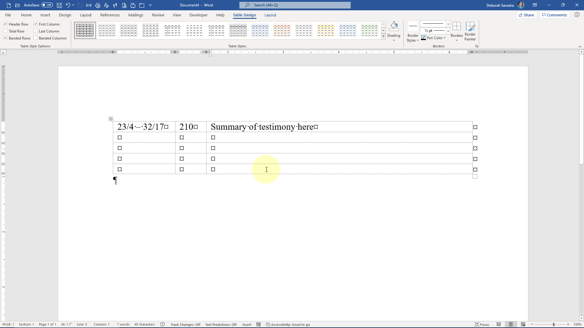 3 ways to create a deposition summary in Word - Legal Office Guru